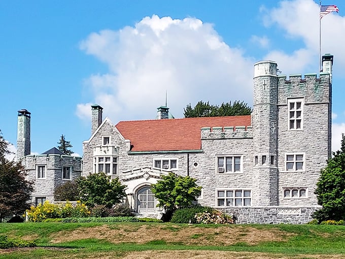 Stately and serene, Glamorgan Castle proves that even in Ohio, you can live like Welsh royalty without the dreary weather.