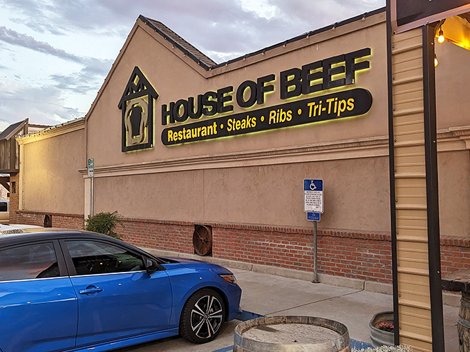 Simple building, serious beef commitment. House of Beef's exterior might be plain, but what happens inside has made it an Oakdale institution.