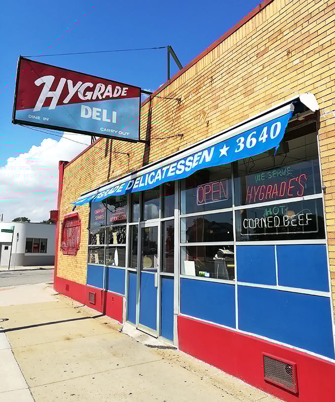 The classic storefront design speaks to decades of serving honest, hearty sandwiches to loyal customers.