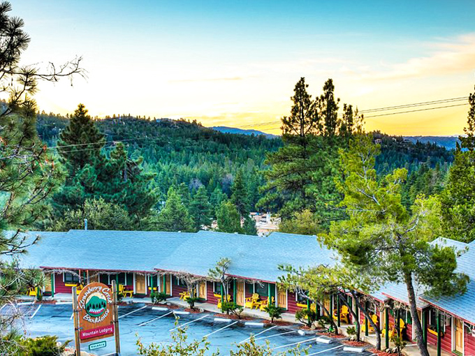 The forest meets the village in Idyllwild, where cabins nestle among towering pines and worries seem to evaporate.