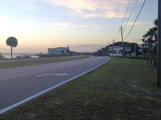 This coastal highway in Palm Bay whispers sunset promises that would make Jimmy Buffett reach for his guitar.