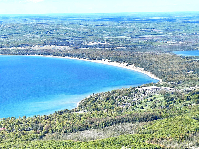 Nestled along a sweeping arc of crystal-blue water and forested hills, Petoskey offers breathtaking views, peaceful beaches, and the charm of Michigan's northern coast.