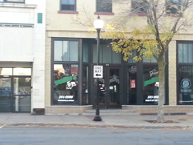 Downtown Stevens Point's unassuming pizza hero doesn't need fancy d&eacute;cor &ndash; just look through those windows at the pizza magic happening inside.