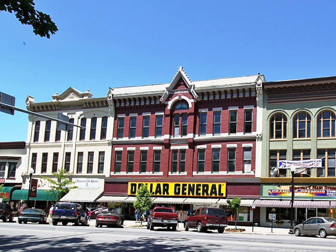 The brick and stone buildings of Ridgway stand as testaments to craftsmanship from an era when things were built to last.