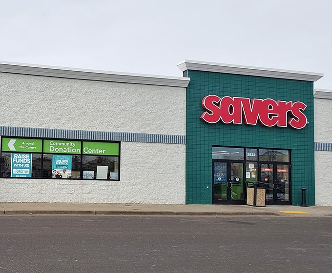 This unassuming storefront conceals a labyrinth of bargains that would make even the most seasoned thrifter's heart race.