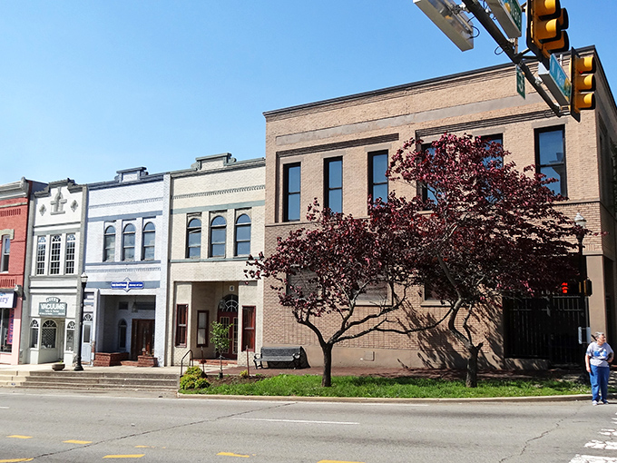 Historic storefronts in Sparta offer a visual feast of architectural styles that tell the story of this resilient Tennessee town.
