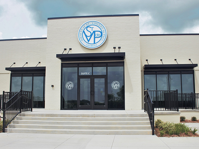 Behind those glass doors lies a carefully curated collection where charity and bargain hunting create the perfect shopping karma.