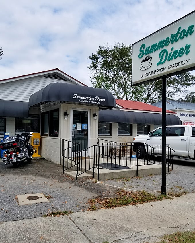 The sign proudly declares it "A Summerton Tradition"&mdash;one bite of their country breakfast explains why it's lasted generations.