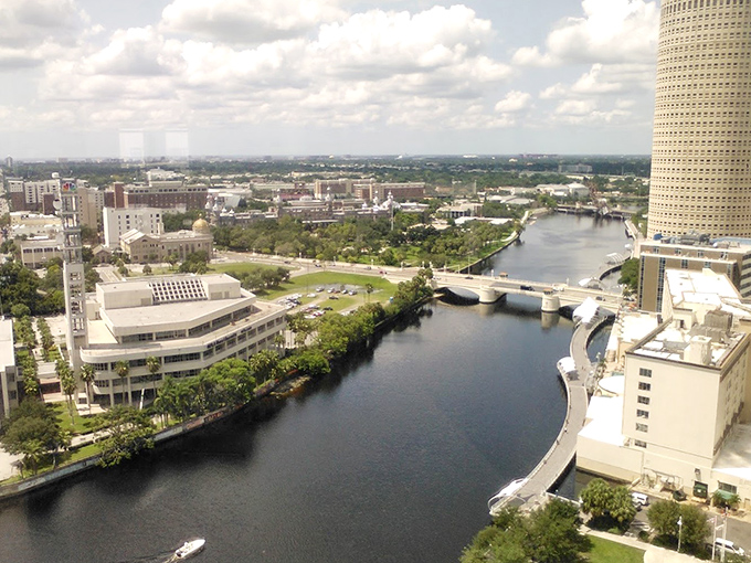 Waterfront views and high-rises define Tampa's skyline. Coastal living without coastal mortgages!