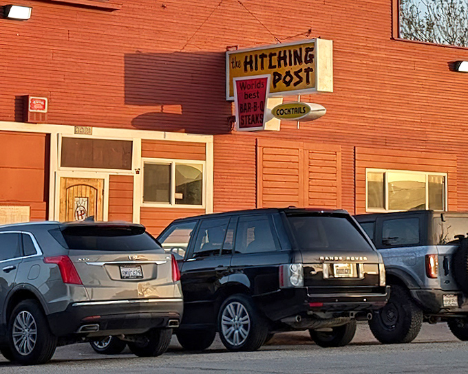 A parked cars out front, a red-hot grill inside—The Hitching Post delivers old-school charm with flavors that never go out of style.