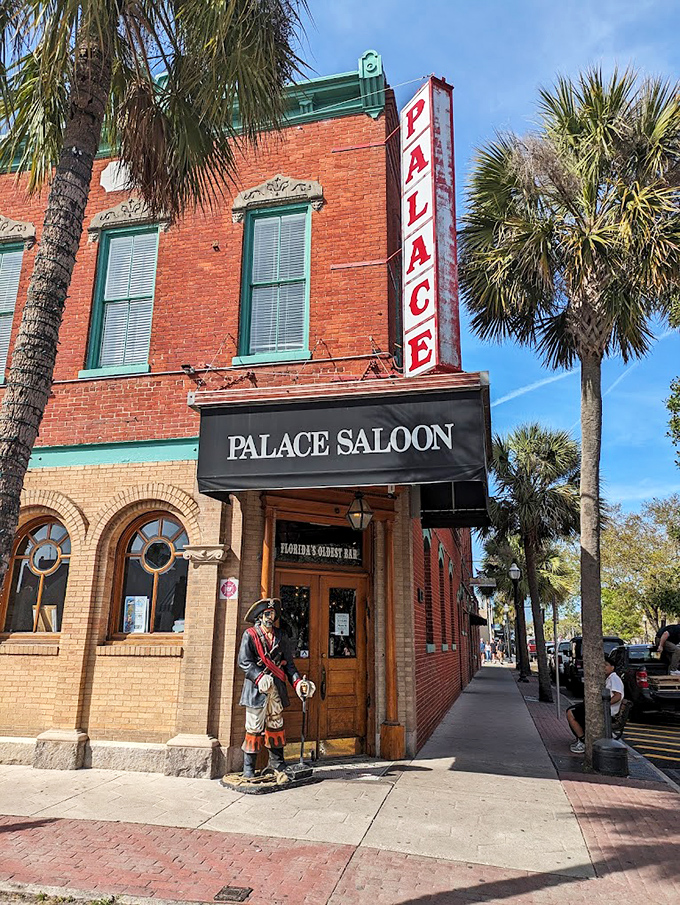 Florida's oldest bar comes complete with a pirate greeter who's seen fewer costume changes than the bartenders.