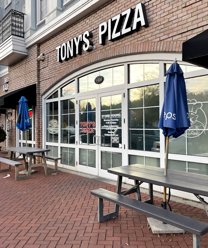 Those blue umbrellas aren't just for show&mdash;they're sheltering some of Charlotte's most satisfying slices from the Carolina sun.