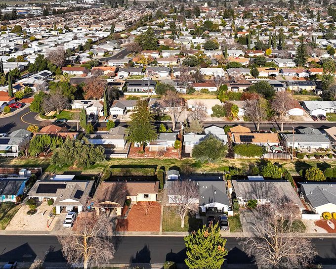 The neat rows of homes in Vacaville offer that quintessential California dream without requiring a tech mogul's salary.