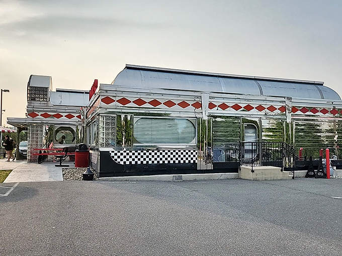 Those red diamond accents aren't just decoration &ndash; they're jewels in the crown of Pennsylvania's diner royalty.