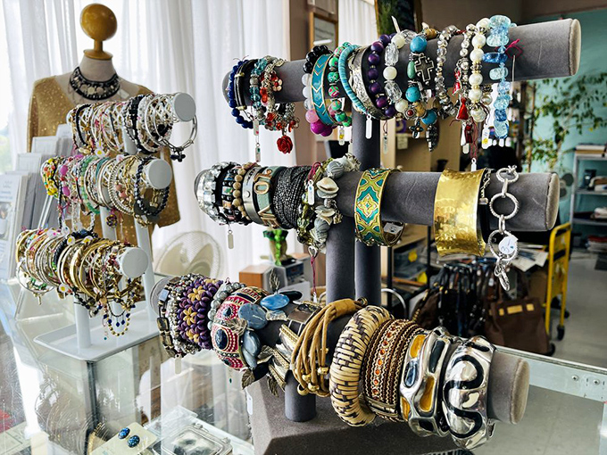 Bracelet bonanza! These colorful accessories aren't just jewelry—they're conversation starters waiting to happen at your next dinner party.