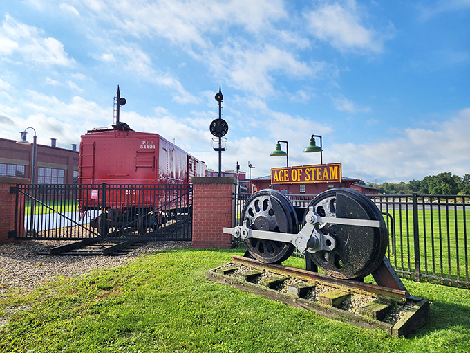 The Age of Steam Roundhouse celebrates railroad history with the same passion locals have for preserving recipes.