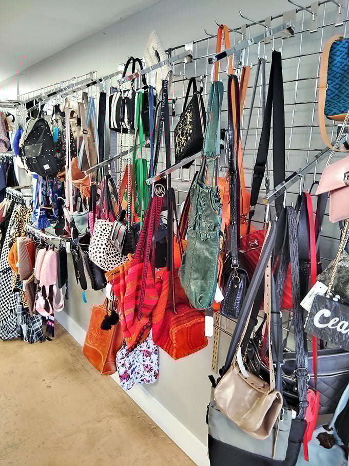 Handbag heaven&mdash;where designer dreams and practical needs collide in a rainbow of leather, canvas, and "is that really a Michael Kors for that price?"