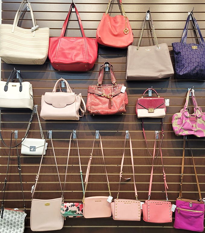 Handbag heaven where designer dreams meet reality-check prices that actually make sense.