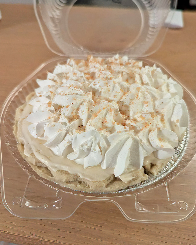 This banana cream pie isn't just dessert &ndash; it's cloud-like whipped cream perfection atop banana custard that would make your grandmother jealous.