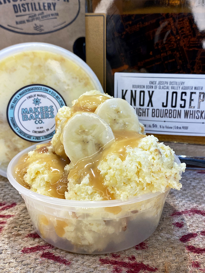 Layers of banana bliss topped with fresh fruit - comfort food that tastes like Sunday afternoons at grandma's house.