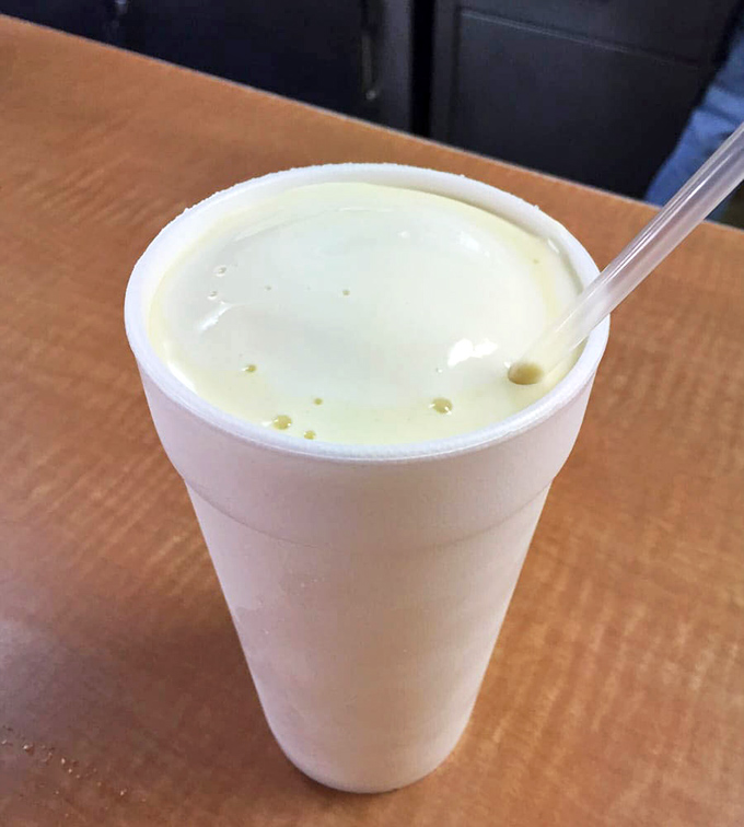 A milkshake so thick you'll get an arm workout with your dessert&mdash;the perfect cool counterpoint to all that savory goodness.