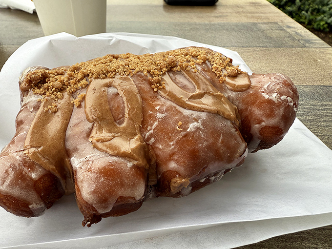 The bear claw&mdash;nature's way of saying "You deserve more than just a regular donut today." Gloriously glazed and generously proportioned.