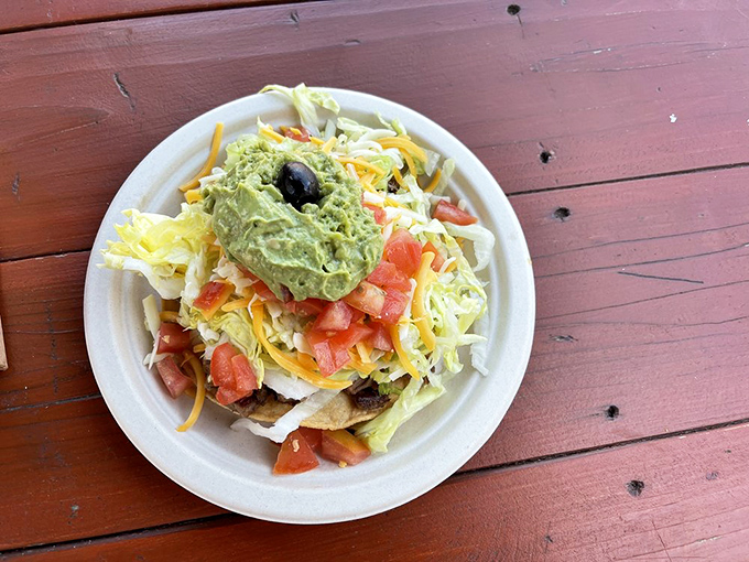 This tostada doesn't need a filter&mdash;just your immediate attention and the willingness to abandon all pretense of eating neatly.