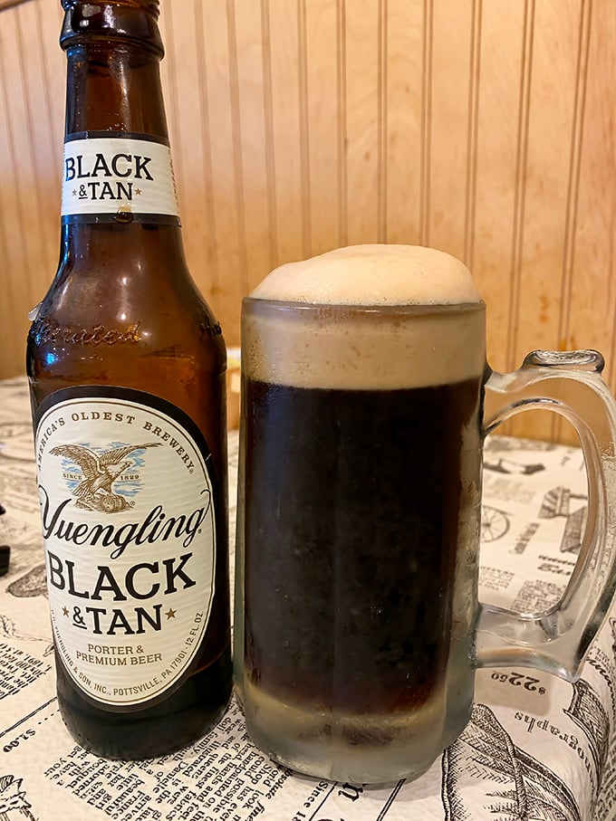 Yuengling Black & Tan &ndash; because great fried fish deserves an equally distinguished companion.