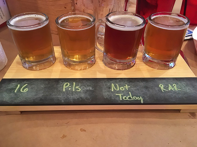 A flight of local brews&mdash;liquid research for thirsty scholars. Each sip tells a different story about Delaware's craft beer renaissance.