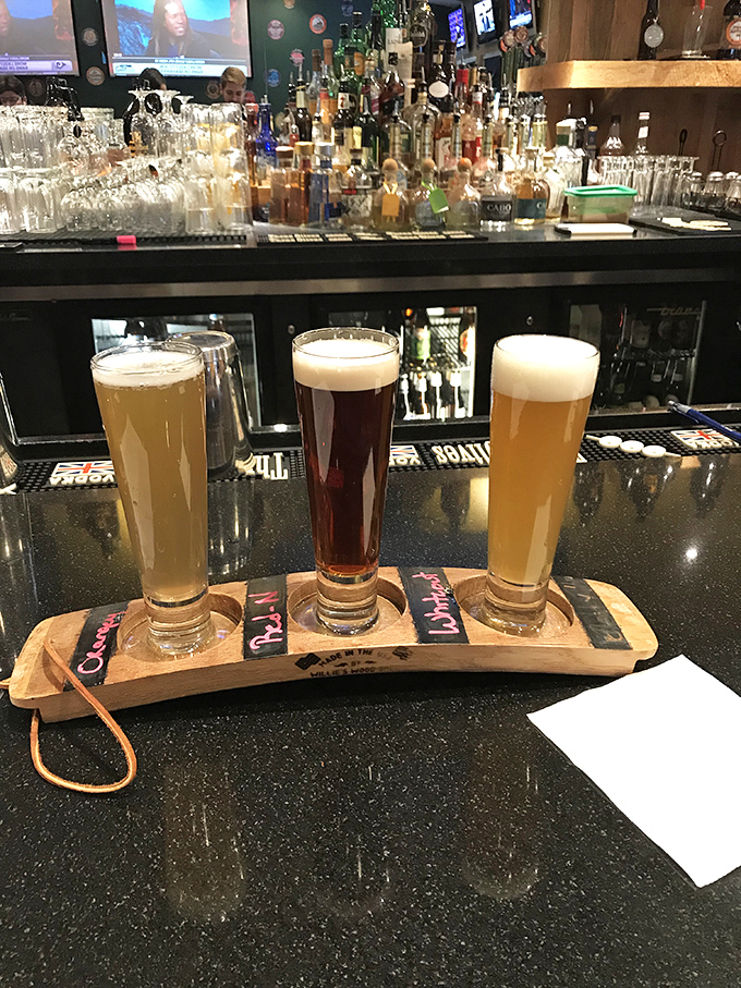 A beer flight that's basically a choose-your-own-adventure story, with each glass telling its own delicious tale.