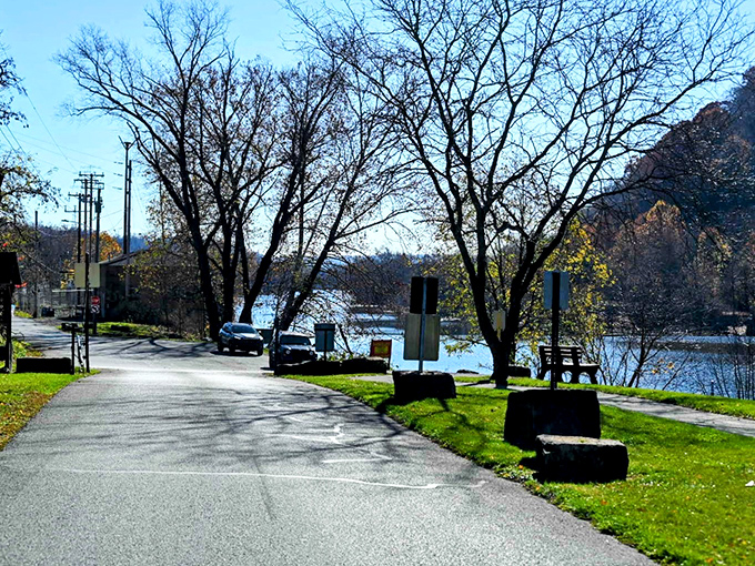 Riverside paths invite contemplation without membership fees. Nature's gym comes with better views and zero judgmental fitness instructors.