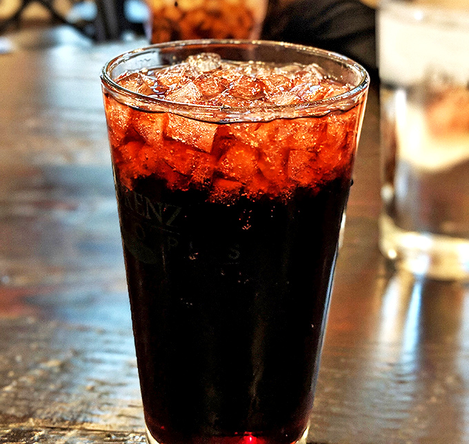 That dark, fizzy birch beer&mdash;Pennsylvania's answer to wine pairing. The perfect palate cleanser between bites of tomato pie perfection.