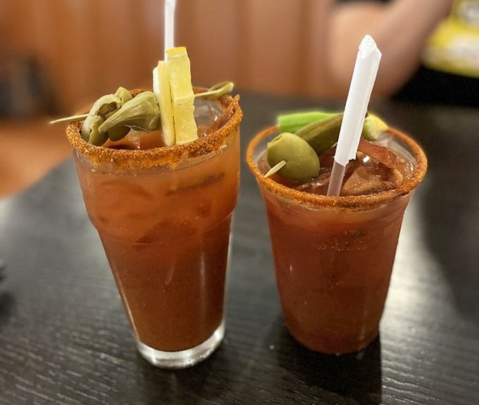 Their legendary Bloody Marys come dressed to impress with all the fixings. The perfect morning companion or hangover cure, depending on last night's choices.