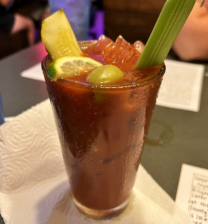 A Bloody Mary that's practically a liquid salad. The celery stick isn't garnish&mdash;it's a necessary tool for navigating this magnificent morning cocktail. 