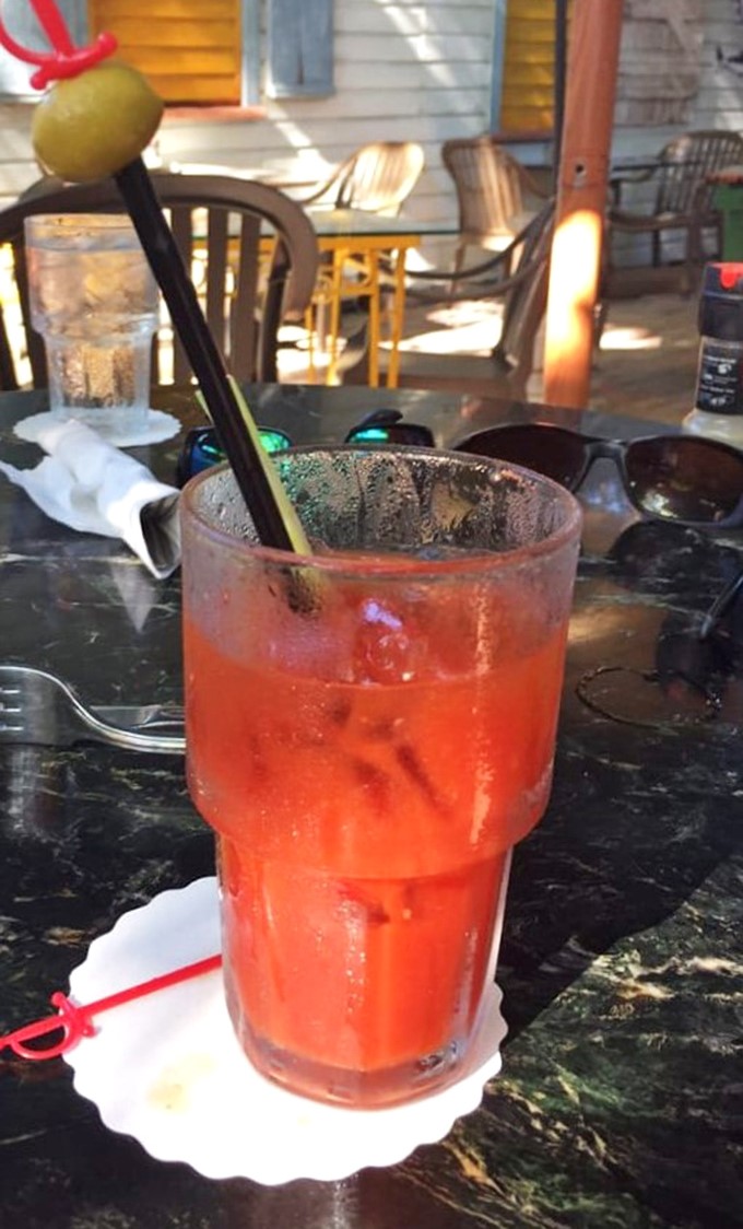 A proper Bloody Mary at Blue Heaven isn't just a drink&mdash;it's a liquid brunch that happens to come with an olive spear and vacation vibes.