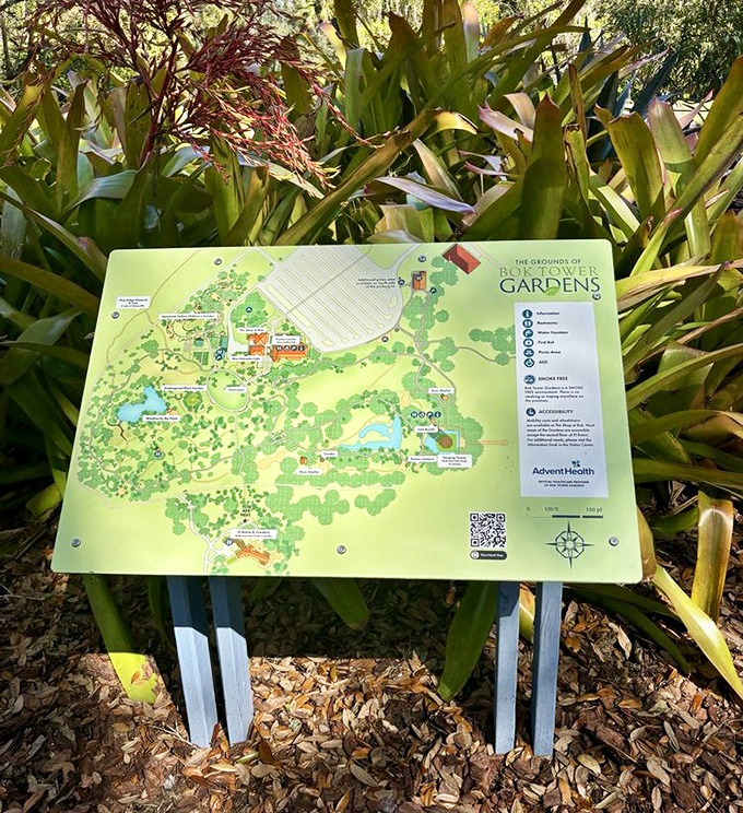 Every path has its guide&mdash;this map promises adventures through fern gardens, reflection pools, and hidden woodland corners.