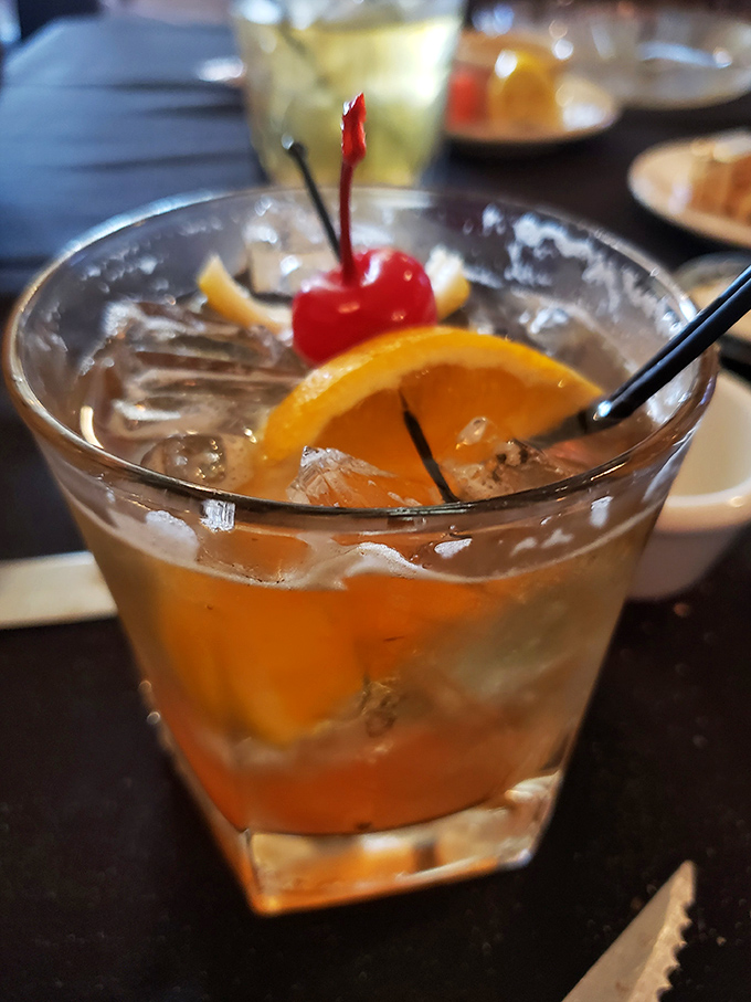 A proper Old Fashioned&mdash;because what else would you drink in Wisconsin? That cherry isn't just garnish, it's the exclamation point on your evening.