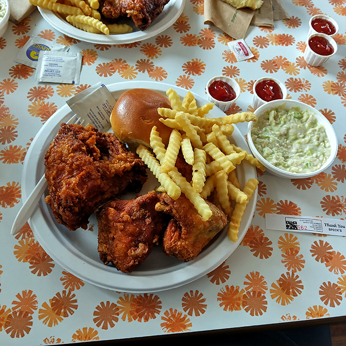 A chicken dinner that makes you understand why people plan road trips around restaurants instead of attractions.