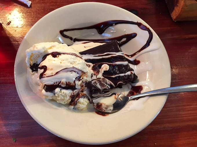 Dessert that doesn't mess around&mdash;a warm brownie meets cold ice cream in a romance sweeter than any Hallmark movie.