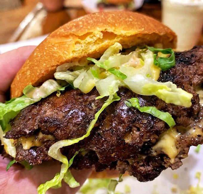 A burger that doesn't need fancy aioli or truffle nonsense &ndash; just honest beef, proper melt, and the satisfaction of food that doesn't overthink itself.