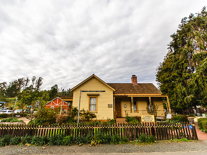 The Historical Museum preserves Cambria's past in a charming yellow cottage. History never looked so inviting – or had such a lovely picket fence.