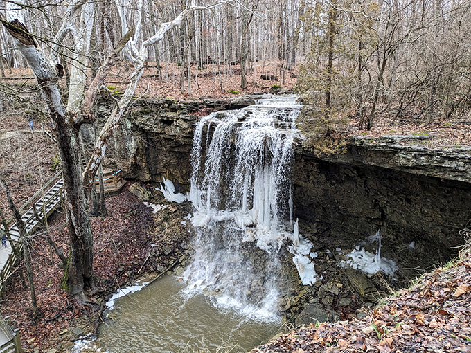 Charleston Falls Preserve showcases nature's dramatic side. This waterfall doesn't need Instagram filters&mdash;it's been perfecting its look for centuries.