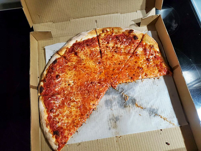 Sometimes the simplest pizza tells you everything you need to know about a place. This cheese pie speaks volumes about Big PaPa's commitment to basics.
