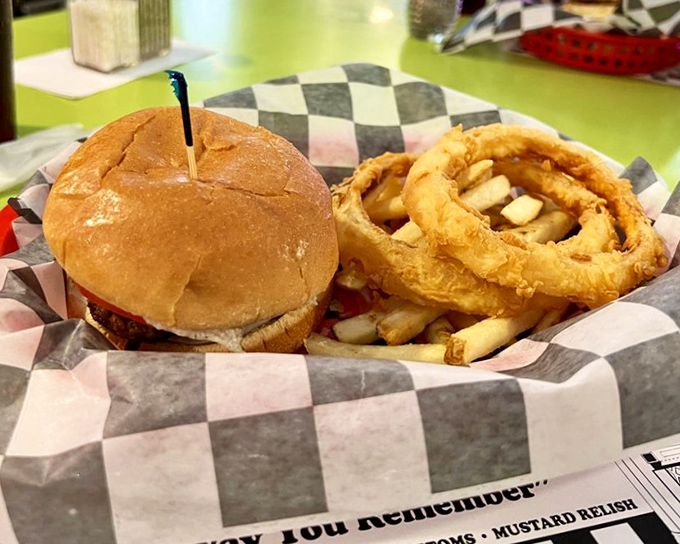 When a cheeseburger brings backup dancers in the form of perfectly seasoned fries, you know you're in for a show.