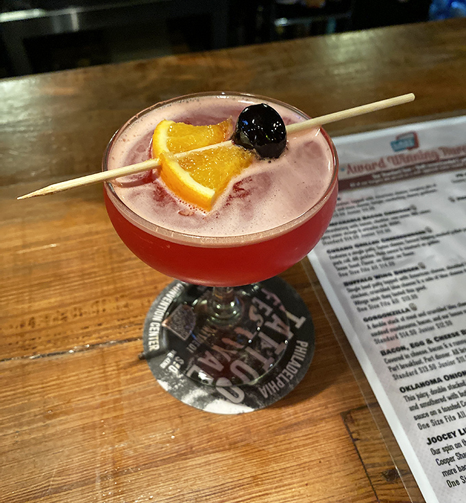 A cherry sour cocktail that's as photogenic as it is delicious &ndash; the perfect Instagram-worthy liquid refreshment.