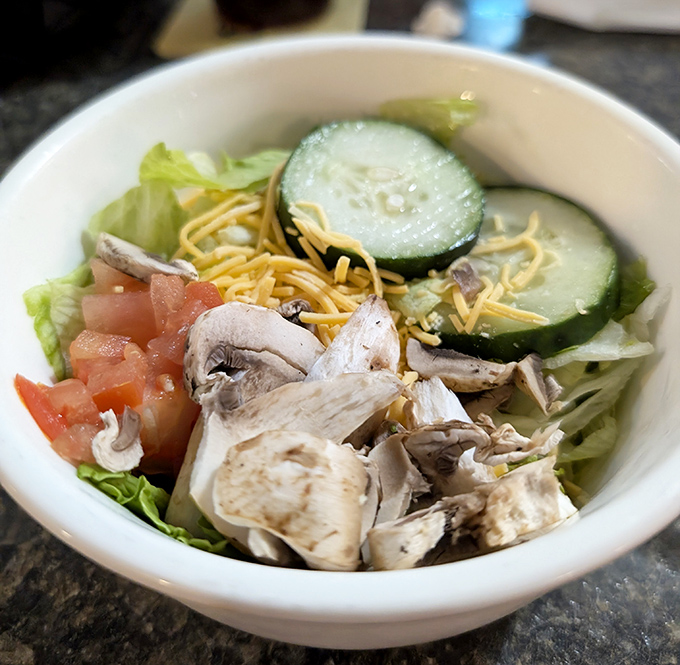 Even the salads at Sauced Hogs refuse to be boring. Fresh ingredients cradle tender chicken&mdash;proof that "eating light" doesn't mean sacrificing flavor.