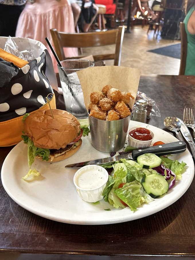 This burger isn't trying to reinvent the wheel&mdash;it's just reminding you why wheels were such a good idea in the first place. 