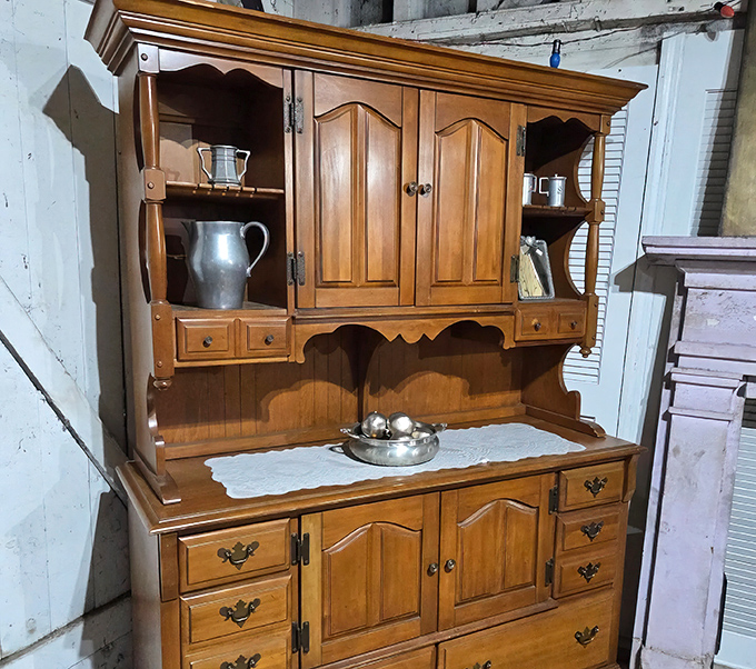 A china hutch that could make your grandmother weep with joy &ndash; or jealousy, depending on her mood.