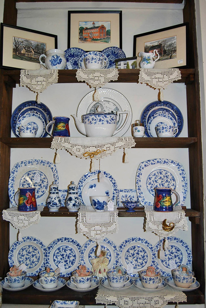 Blue and white china that would make your grandmother swoon and your dinner guests wonder when you became so sophisticated.