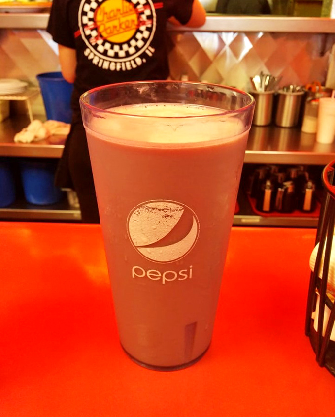 That frosty Pepsi in a classic fountain glass takes me back to childhood, when soda seemed like the height of sophistication and refills felt like winning the lottery.